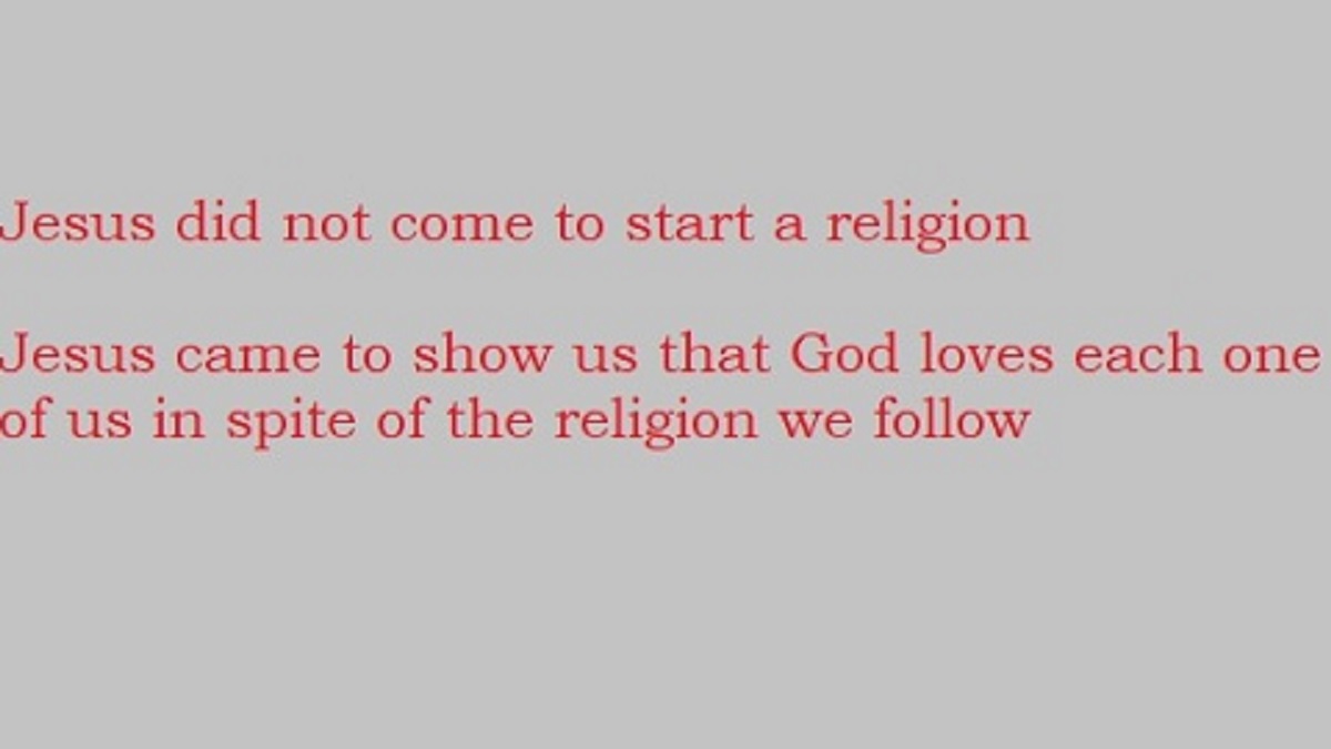 Jesus, the founder of Christianity….or was he? | Done with Religion